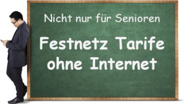 Telekom Festnetz Tarife für Senioren & Rentner ohne Internet